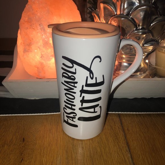 Hallmark | Dining | Hallmark Ceramic Fashionably Latte Travel Tall ...